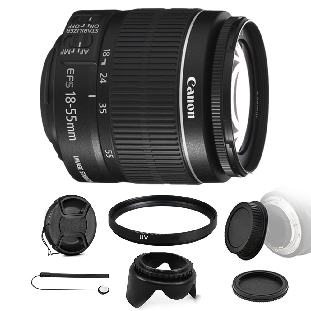 Canon EF-S 18-55mm f/3.5-5.6 IS II Lens and Accessory Kit for Canon 70D ...